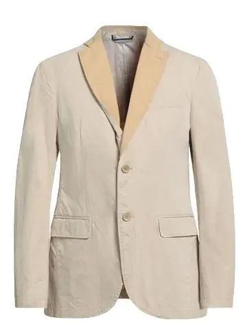HARMONT & BLAINE Single-breasted Gabardine Blazer - Beige