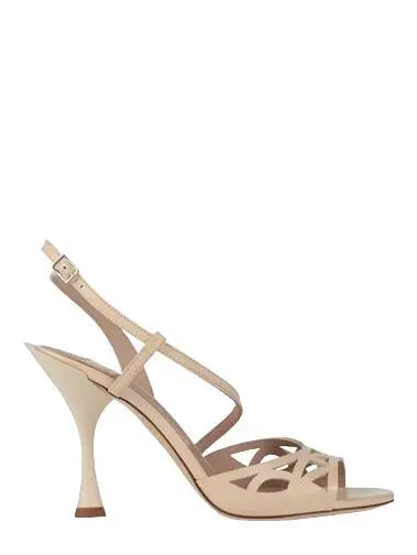 GIORGIO FABIANI Leather Sandals - Beige