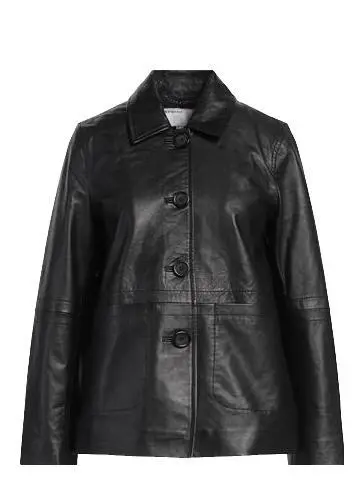 MUUBAA Lambskin Leather Jacket - Black