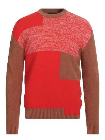 DANIELE FIESOLI Crewneck Knitted Sweater - Red