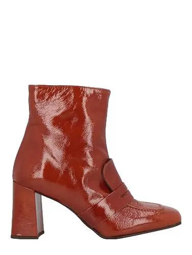 BOCAGE Ankle Boots In Leather - Brown