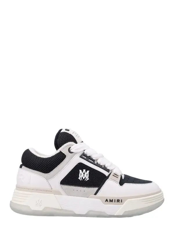 Amiri Ma-1 Leather Mesh Sneakers - Black Alabaster