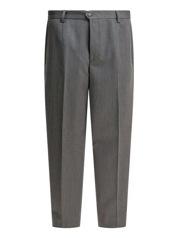 BRIGLIA 1949 Tailored Virgin Wool Trousers - Grey
