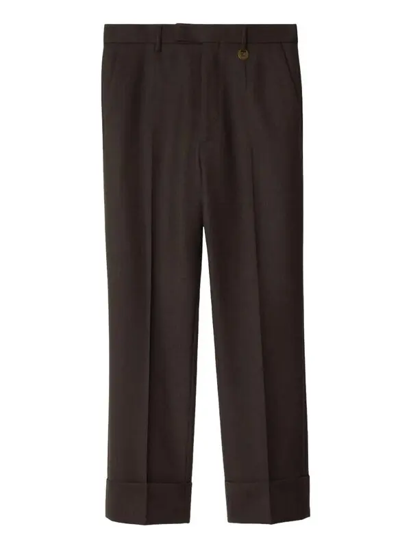 Burberry Trousers - Soot Brown