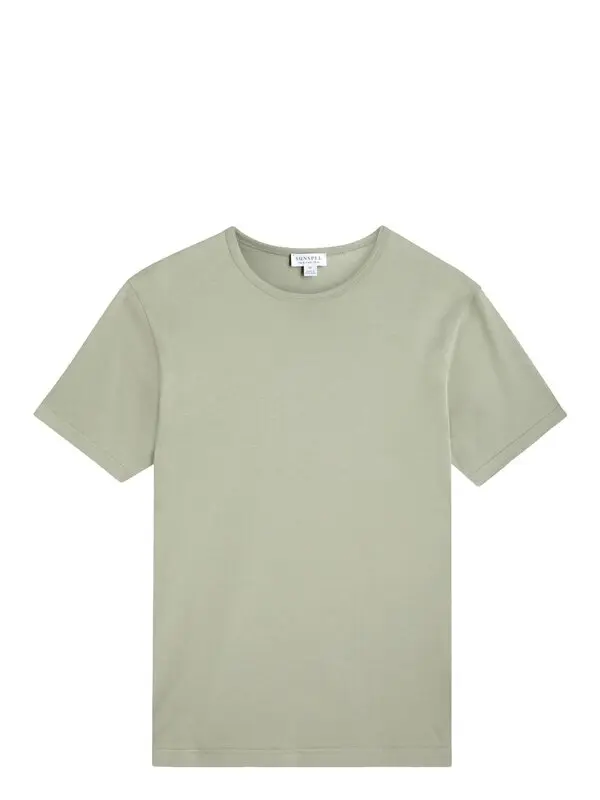 Sunspel Cotton T-shirt - Light Green