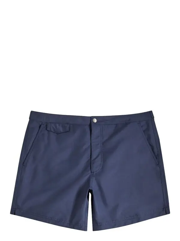 Sunspel Brushed-shell Swim Shorts - Navy