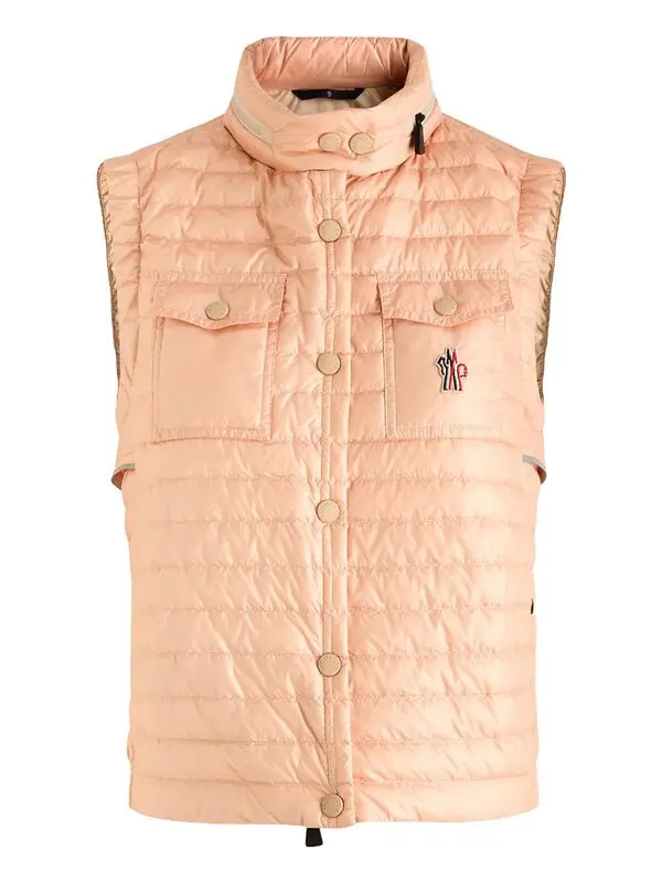 Moncler Gumiane Shell Gilet - Pink Light