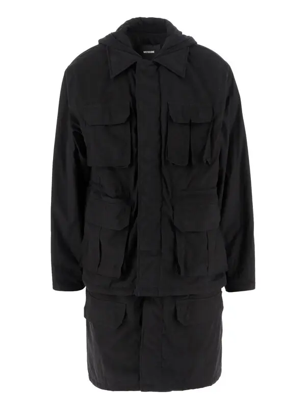We11Done Cotton Jacket - Nero