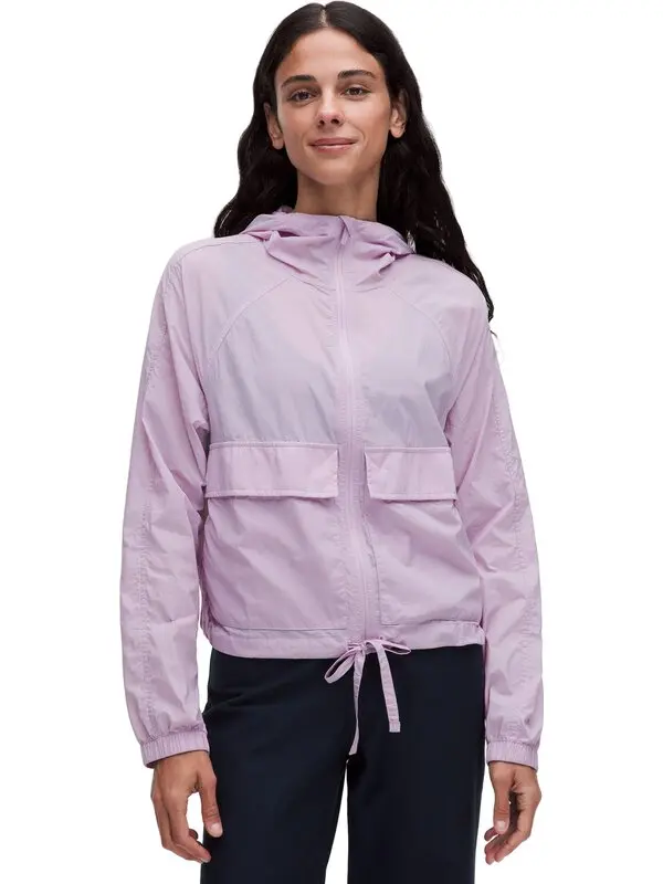 Lululemon Hood-lite Relaxed-fit Jacket - Lilac Play