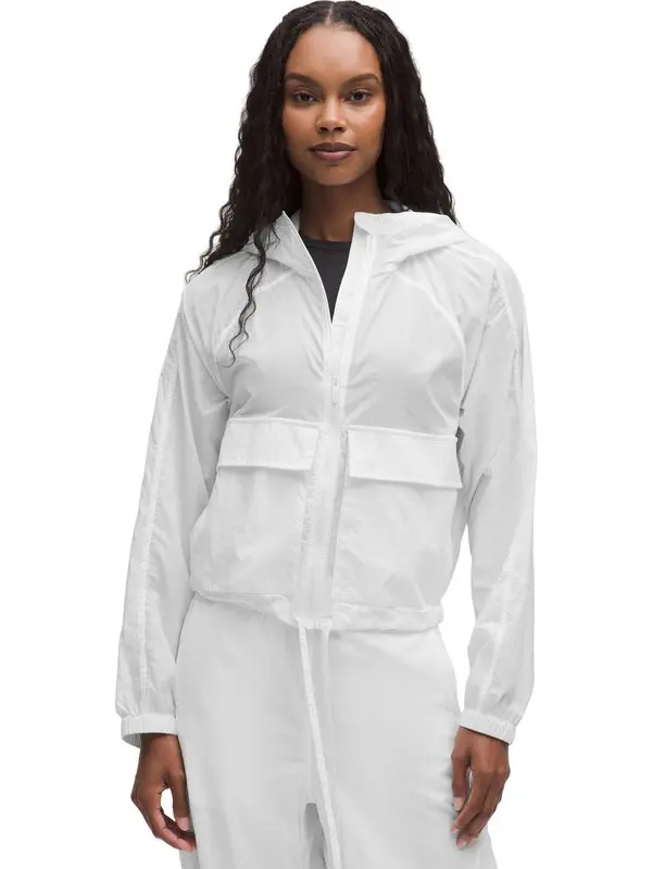 Lululemon Hood-lite Relaxed-fit Jacket - White