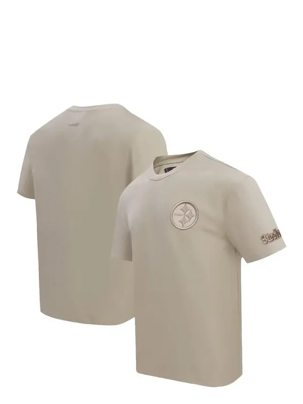 PRO STANDARD Pittsburgh Steelers Drop Shoulder T-shirt - Tan