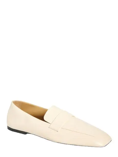 THE ROW Square Toe Loafer - Toile