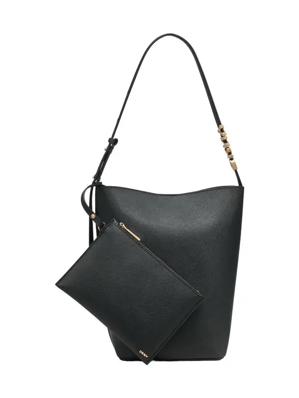 Dkny Avril Bucket Bag - Black/gold