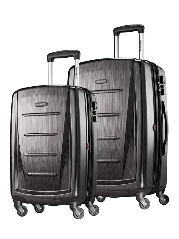 SAMSONITE 2-piece Hardside Luggage Set With Spinner Wheels - Charcoal