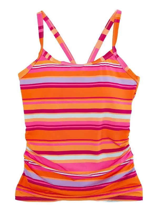 NANI Scoop Neck Tankini - Sunset Stripe