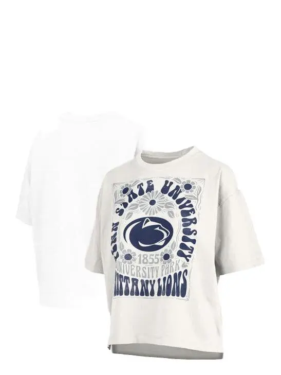 PRESSBOX Penn State Nittany Lions Harmony Oversized T-shirt - White