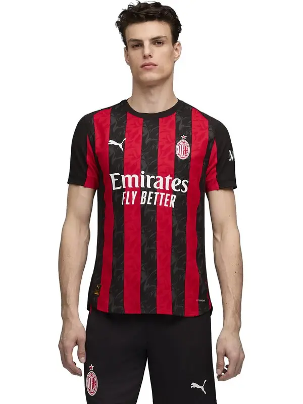PUMA Ac Milan '25/'26 Home Authentic Soccer Jersey - Red
