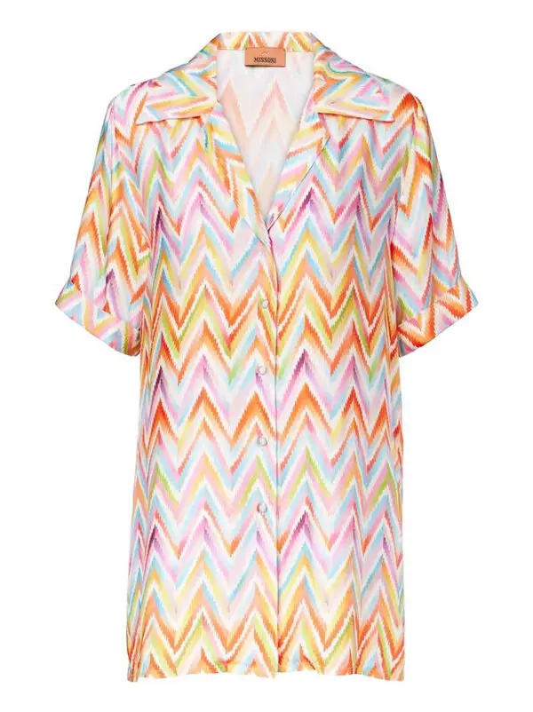 Missoni Zigzag Oversized Shirt - Orange
