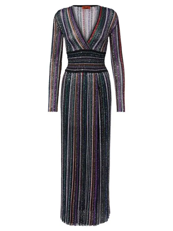 Missoni Sequined Striped Gown - Multicoloured