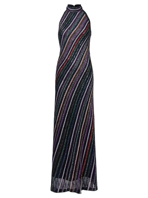 Missoni Sequined Striped Gown - Multicoloured