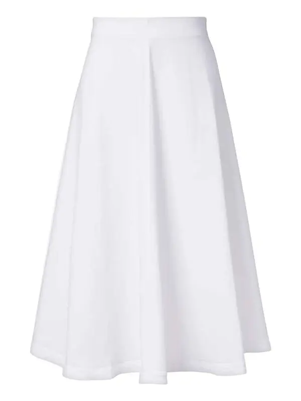 Altuzarra Varda Cotton-blend Midi Skirt - White