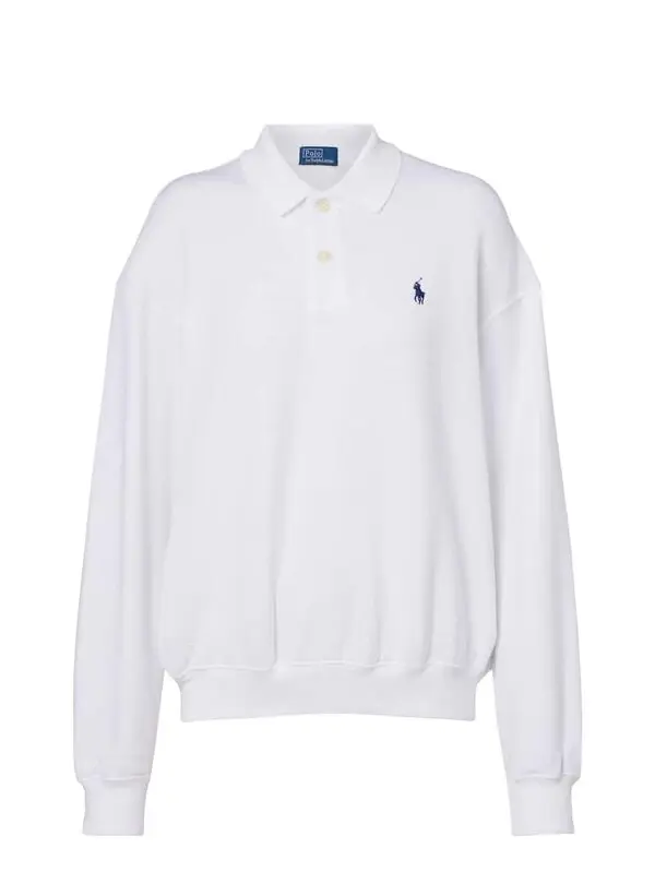 Polo Ralph Lauren Cotton-blend Polo Sweater - White