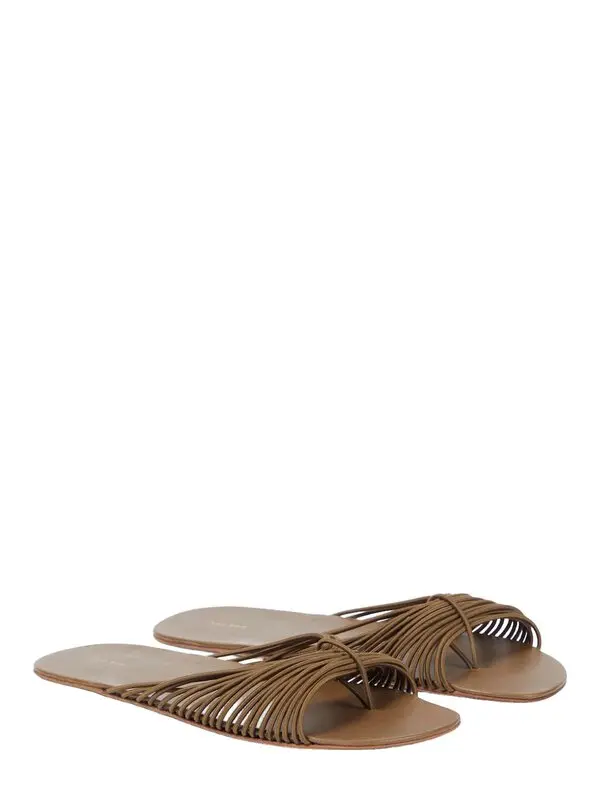 THE ROW Sara Slides - Brown