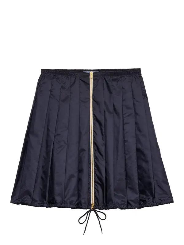 Prada Light Re-nylon Pleated Skirt - Blue