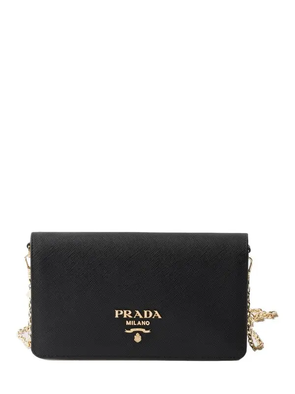 Prada Saffiano Leather Mini Bag - Black