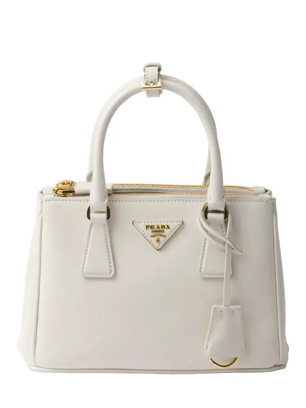 Prada Galleria Small Leather Bag - White