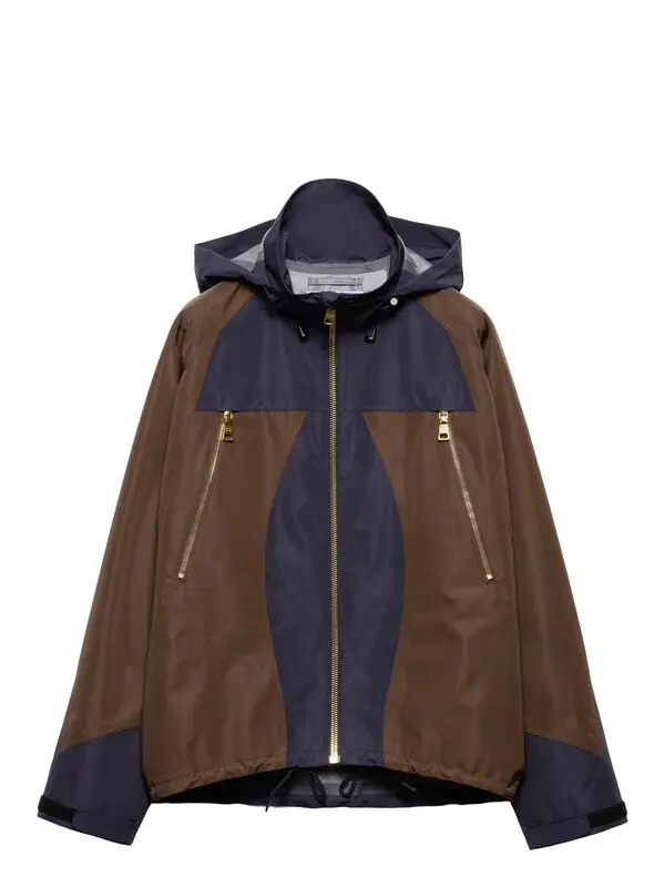 Prada Technical Fabric Blouson Jacket - Blue