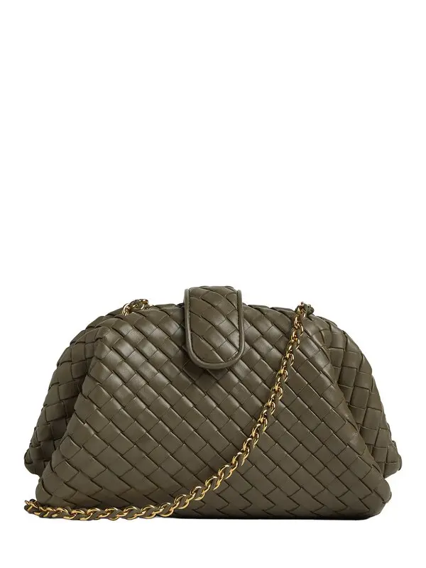 BOTTEGA  VENETA Small Lauren 1980 Clutch - Cypress