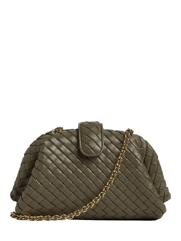 Bottega Veneta Small Lauren 1980 Clutch - Cypress