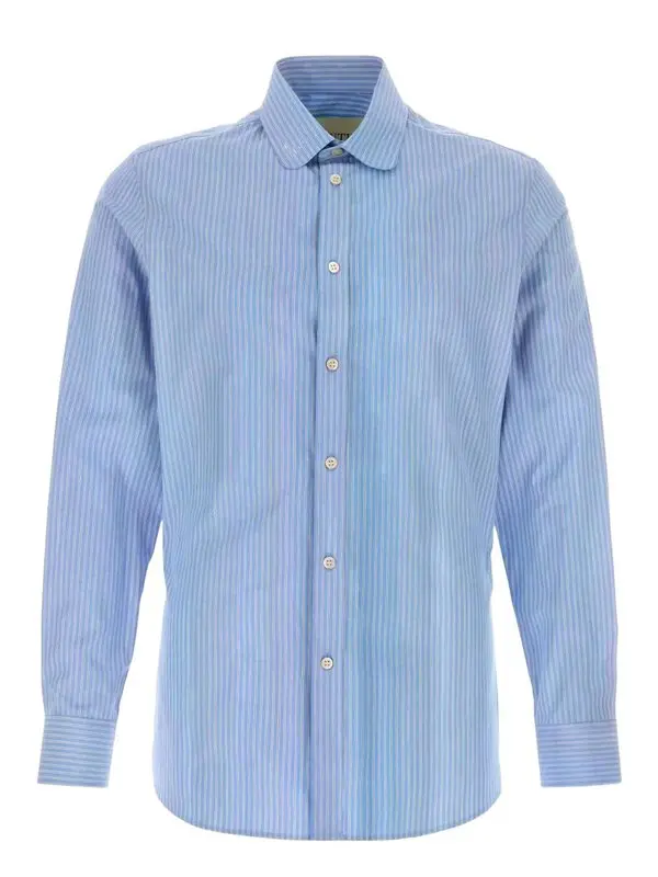 Valentino Garavani Striped Button-down Shirt - Blue
