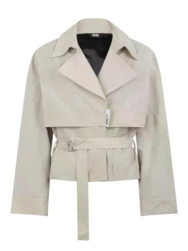Gcds Belted Jacket - Neutrals