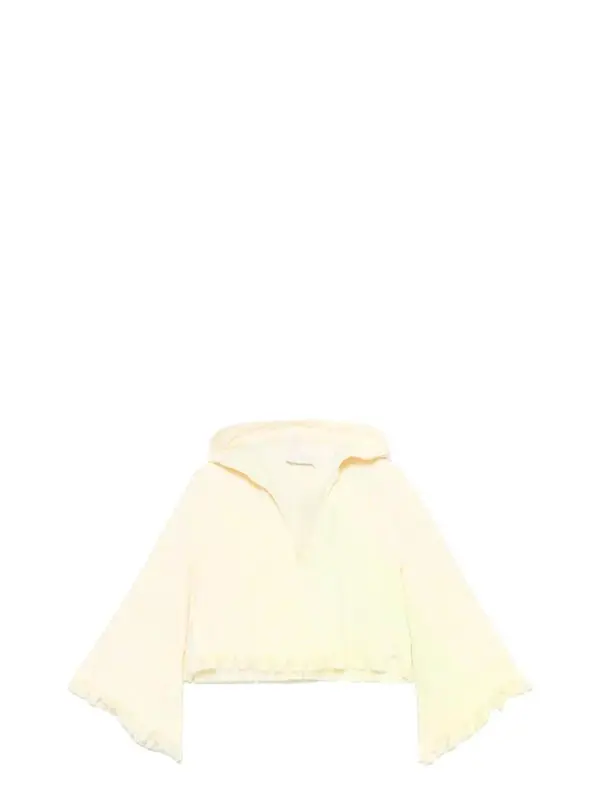 Zimmermann Cotton Hoodie - Yellow