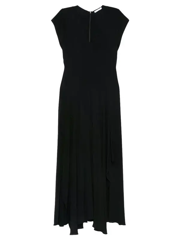 Patrizia Pepe Jersey Midi Dress - Black