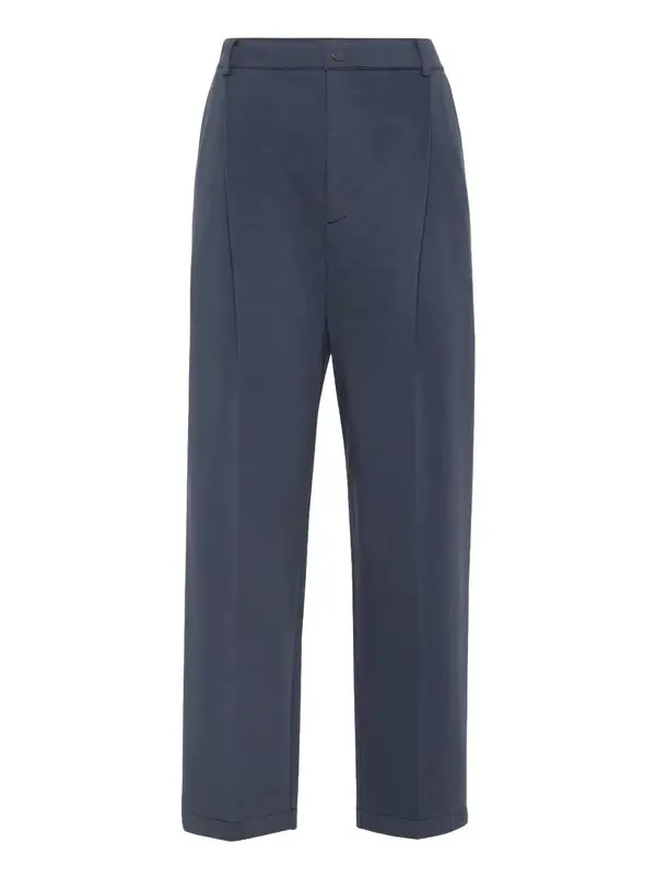 Brunello Cucinelli Jersey Trousers - Blue