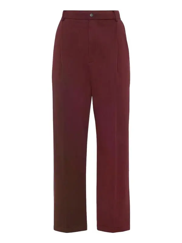 Brunello Cucinelli Pleated Trousers - Red