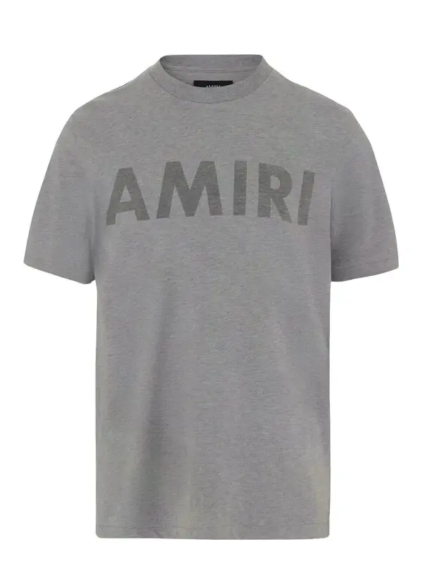 Amiri Logo-print T-shirt - Grey