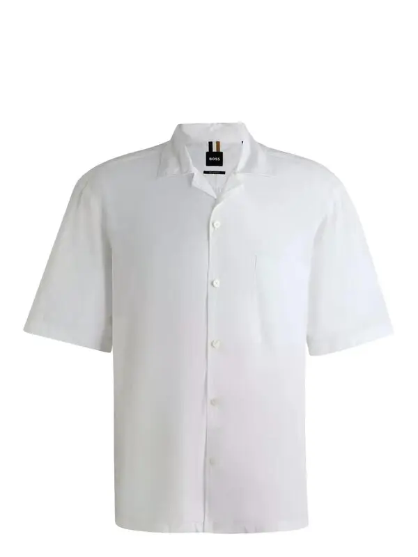 BOSS Cotton Shirt - White