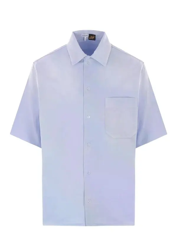 Loewe Anagram-motif Shirt - Blue