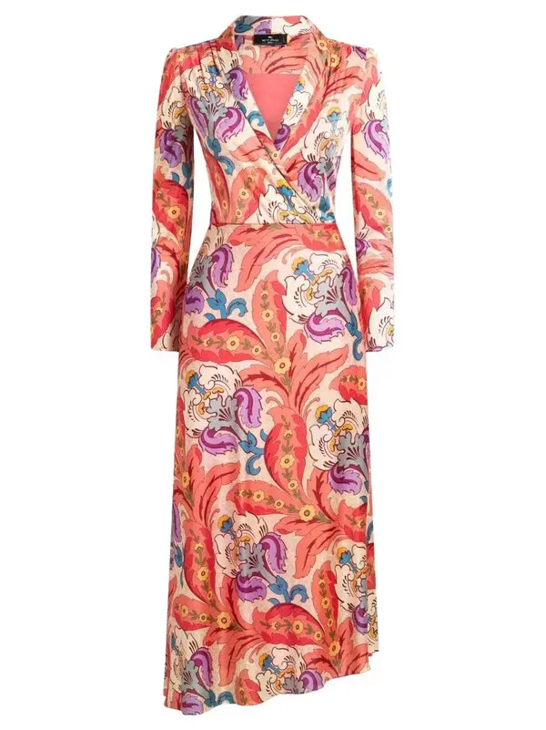 Etro Paisley-print Dress - White