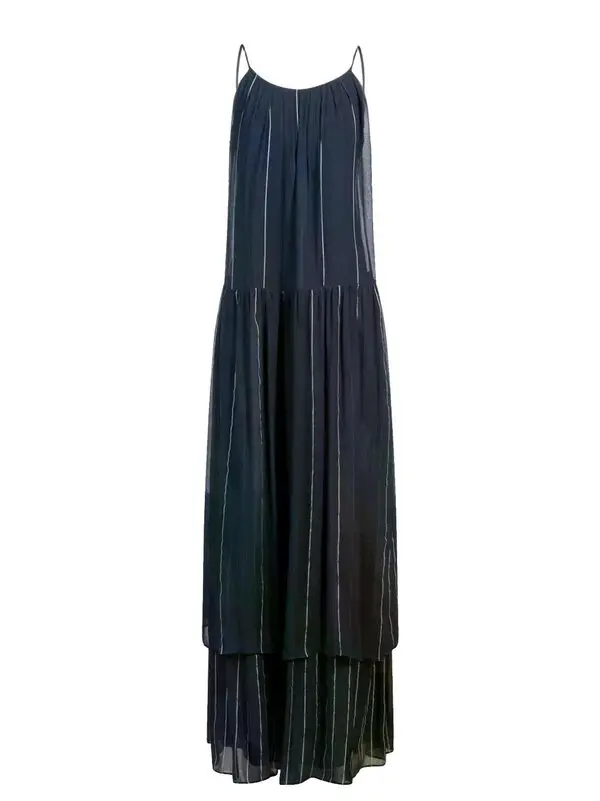Hugo Boss Striped Maxi Dress - Blue