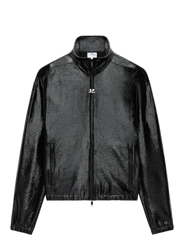 COURREGES Tracksuit Vinyl Jacket - Black