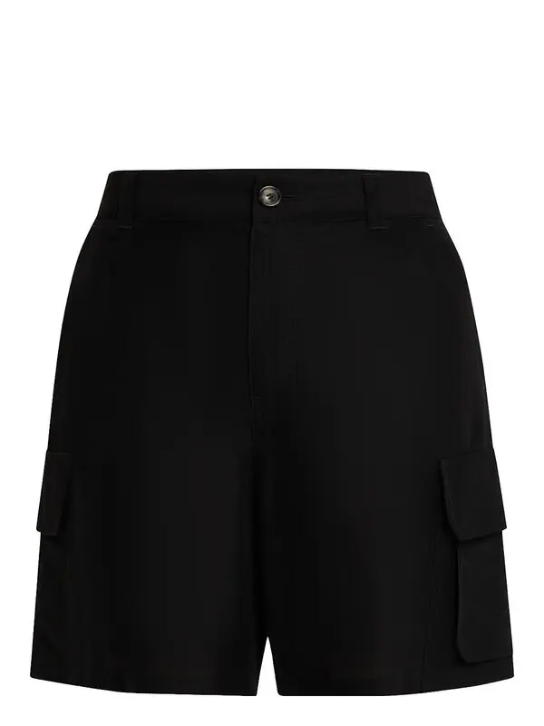 Loewe High-rise Cargo Shorts - Black