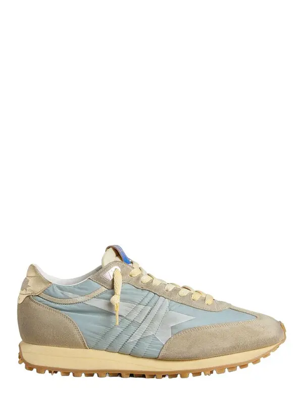 Golden Goose Running Marathon Sneakers - Light Blue/ice/white