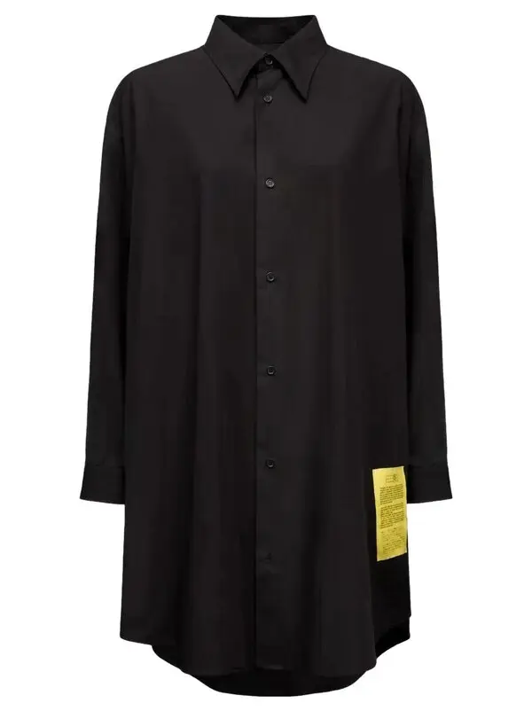 MAISON MARGIELA Cotton Shirt Dress - Black
