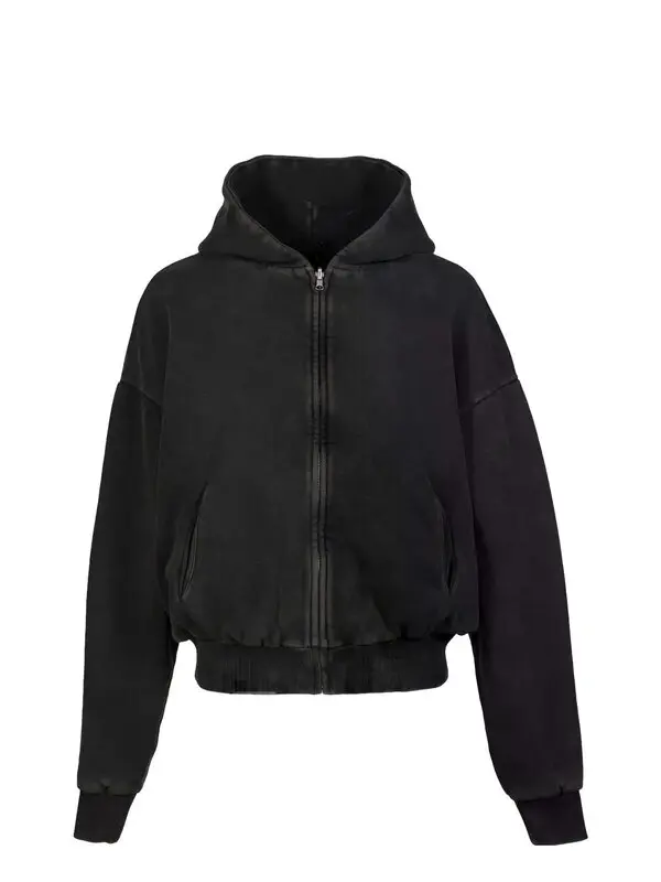 ENTIRE STUDIOS Cotton Zip-up Hoodie - Black