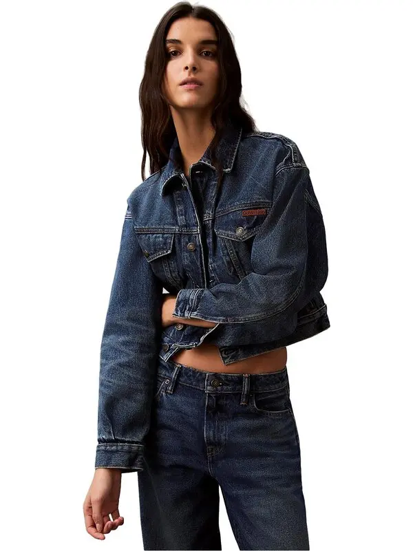 Calvin Klein 90s Denim Trucker Jacket - American Classic